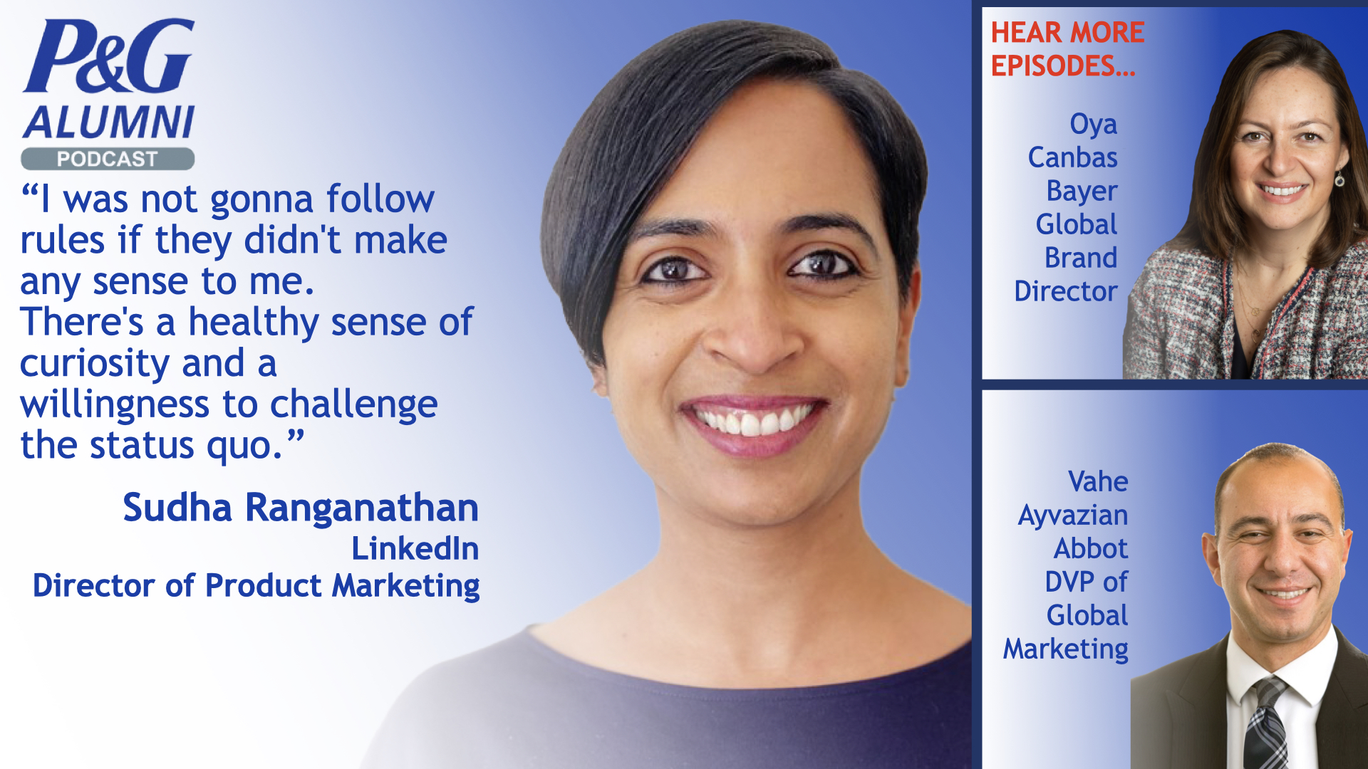 Podcast: Sudha Ranganathan - P&G Alumni Network