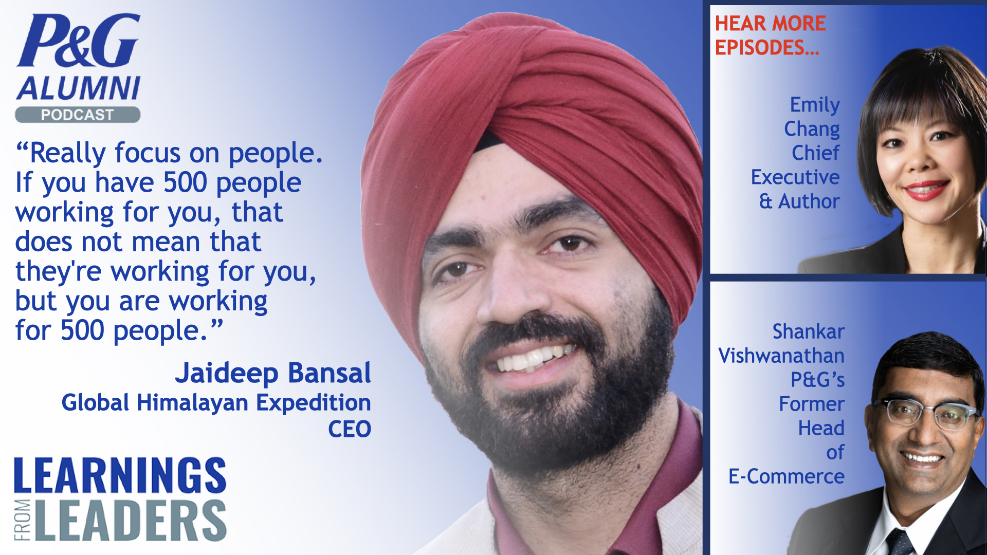 Podcast: Jaideep Bansal - P&G Alumni Network
